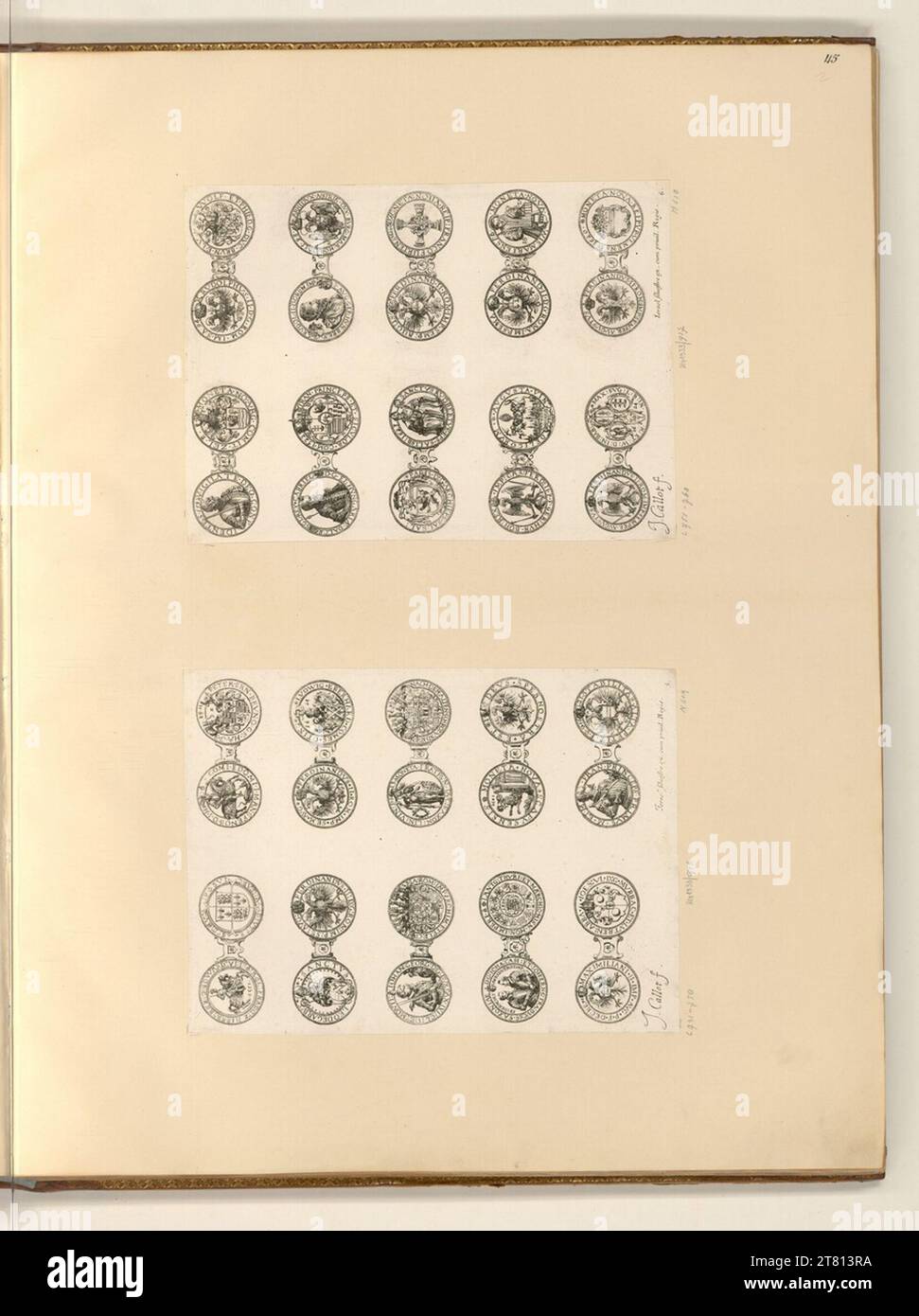 Jacques Callot (Engraver) The coins. etching 1662 , 1662 Stock Photo ...