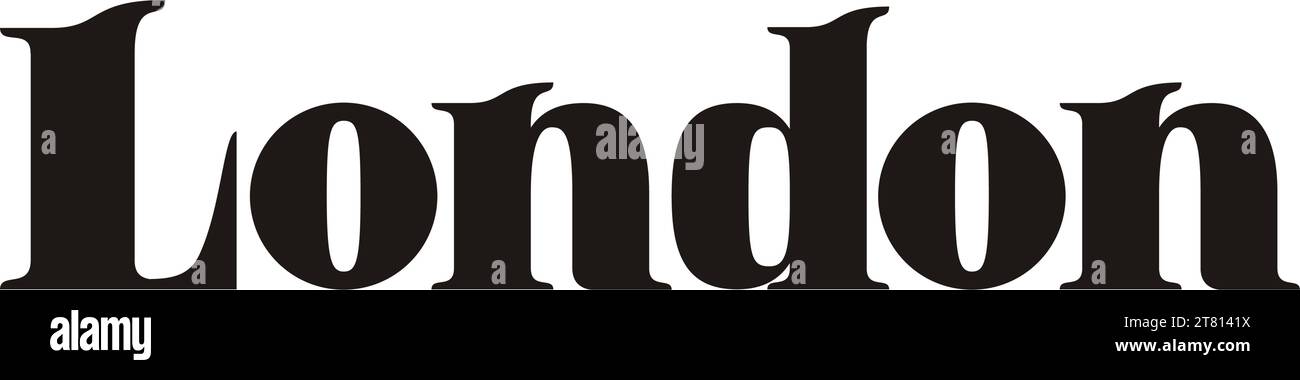 london city lettering Stock Vector Image & Art - Alamy