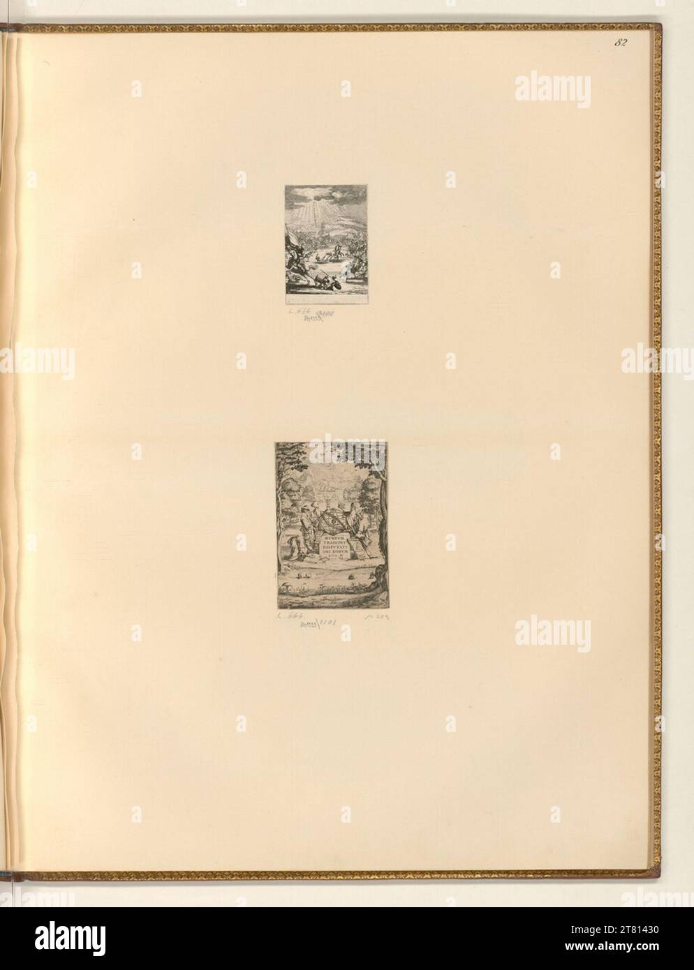 Jacques Callot Paul's conversion; Frontispiece with armillary sphere ...