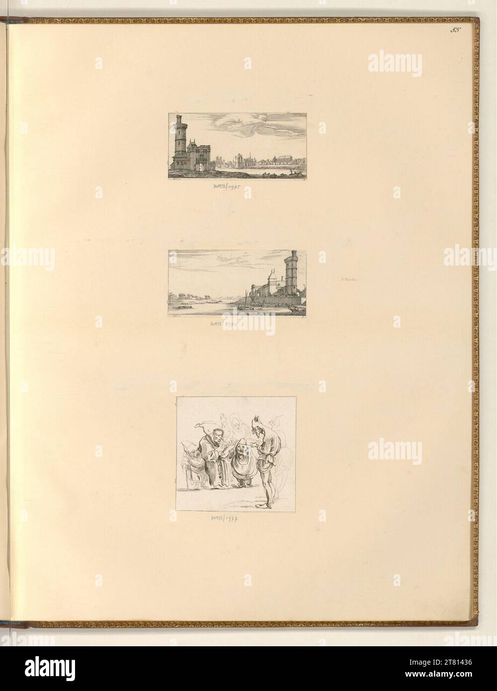 Jacques Callot Landscapes; Grotesque. etching 17. Century , 17th ...