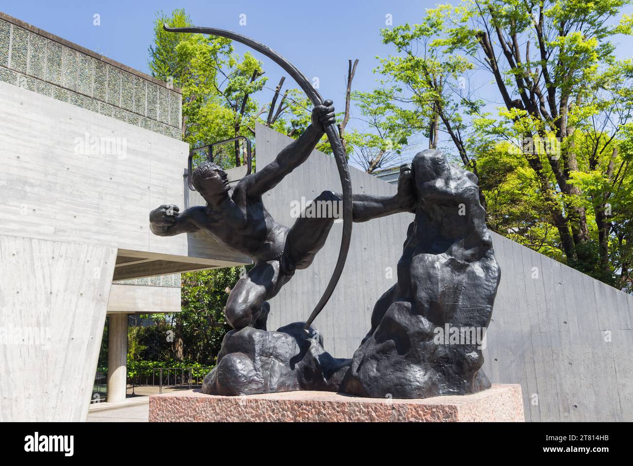 Tokyo, Japan - April 09, 2023: Hercules the Archer in front of the ...