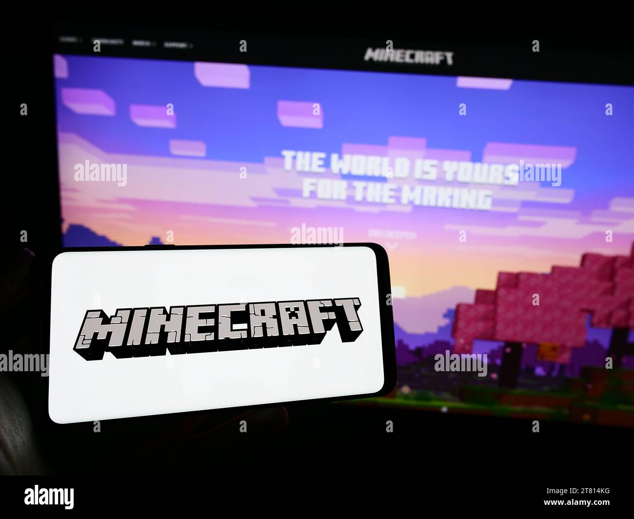 Minecraft logo hi-res stock photography and images - Alamy