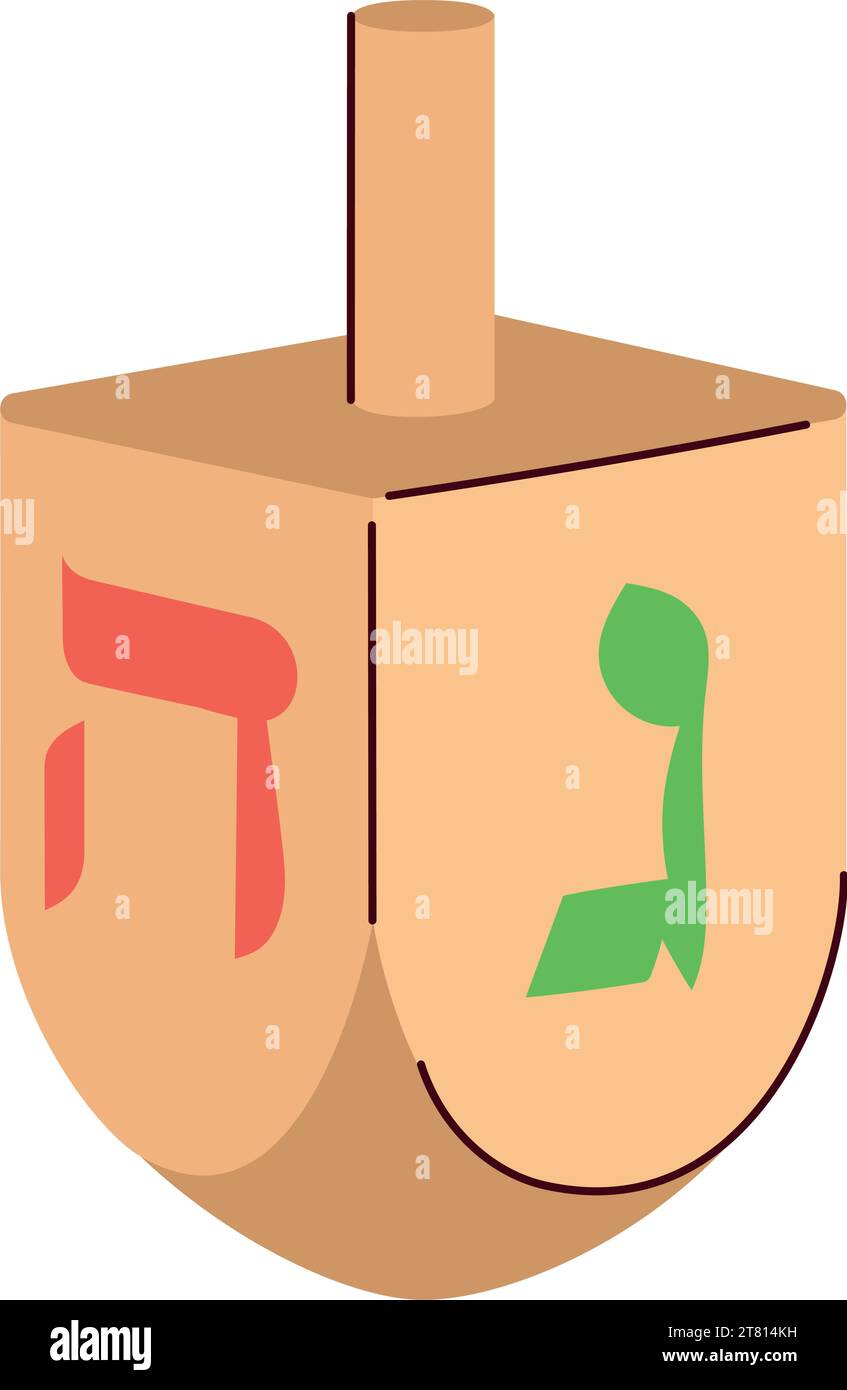 jewish dreidel culture element Stock Vector Image & Art - Alamy