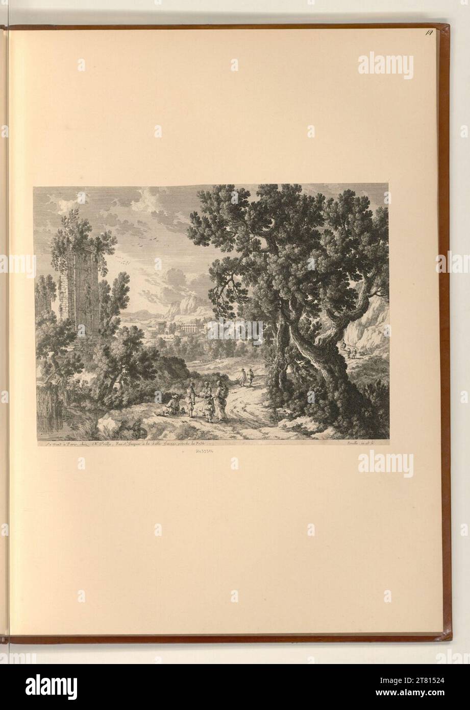 Gabriel Perelle (Ausführende r Künstler in) Landscape. etching 1620 ...