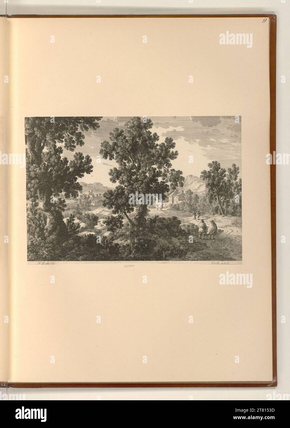 Gabriel Perelle (Ausführende r Künstler in) Landscape. etching 1620 ...