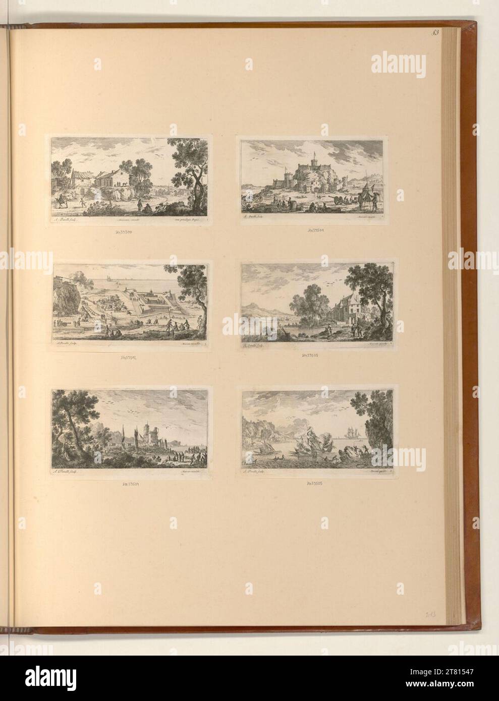 Adam Perelle (Ausführende r Künstler in) Landscape. etching 1620-1695 ...