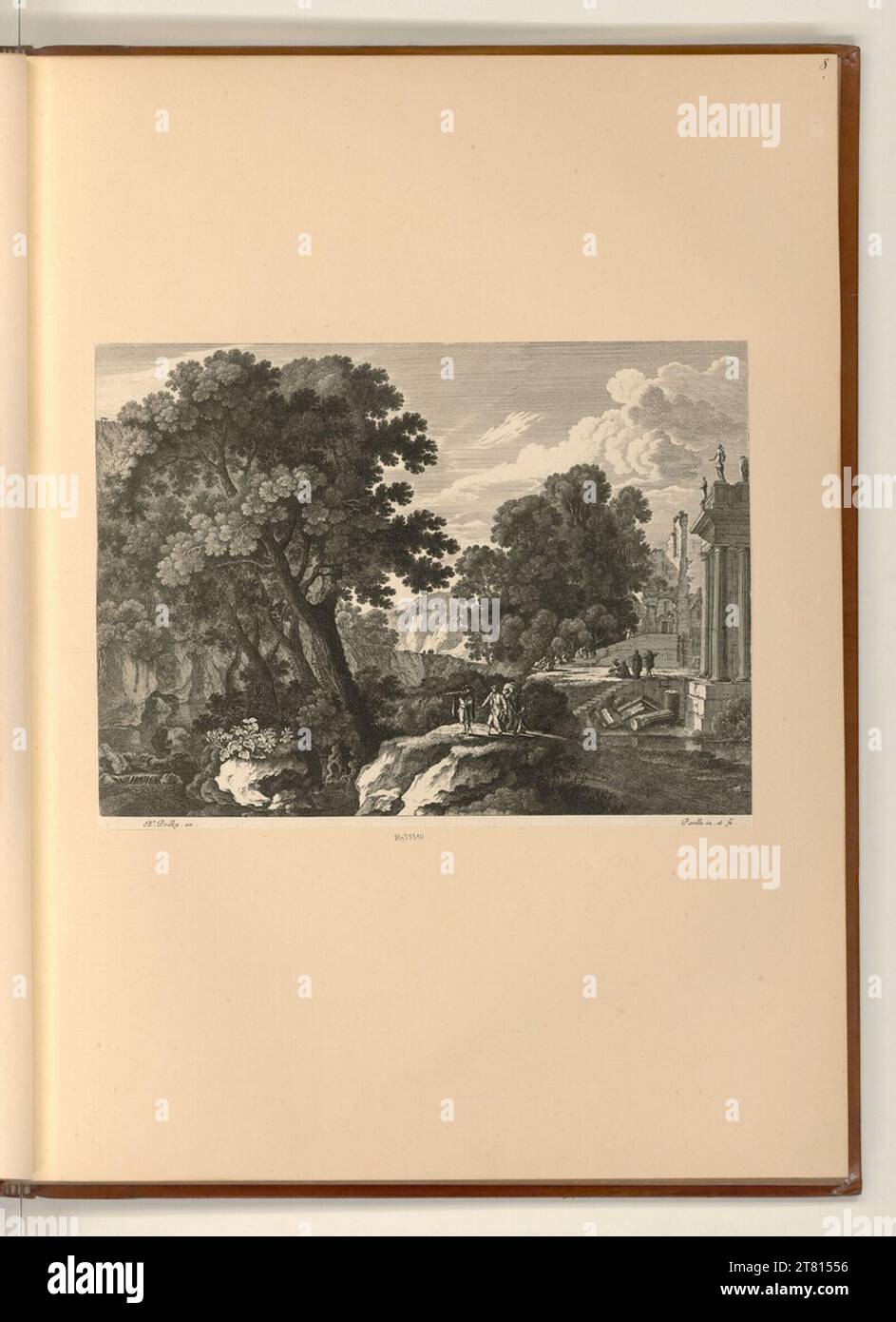 Gabriel Perelle (Ausführende r Künstler in) Landscape. etching 1620 ...