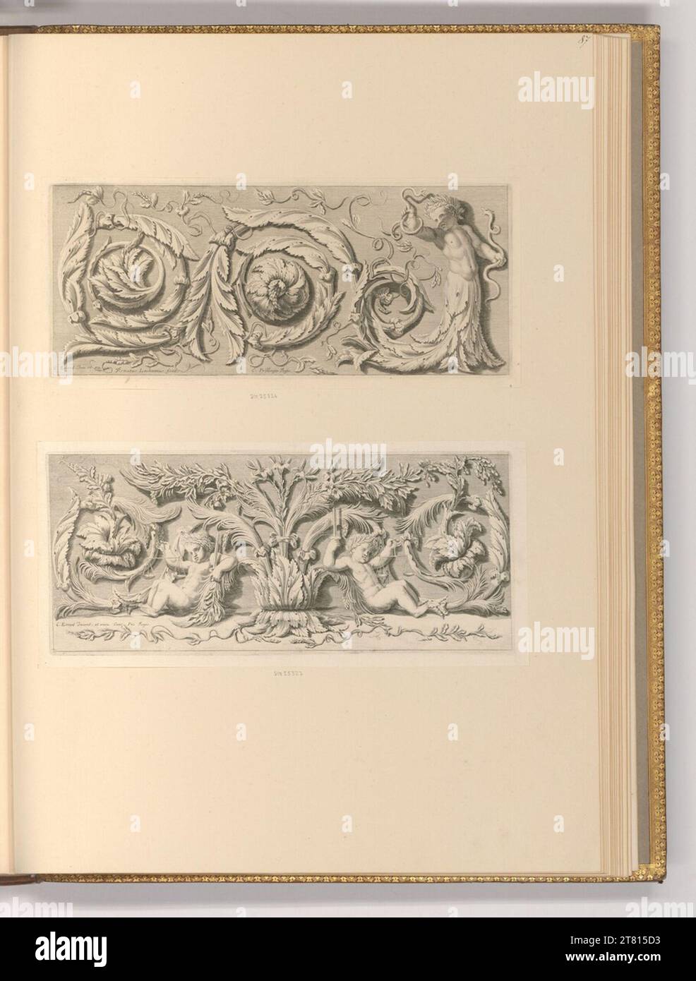 René Lochon (Engraver) Ornaments. Copper engraving print 1651 , 1651 ...
