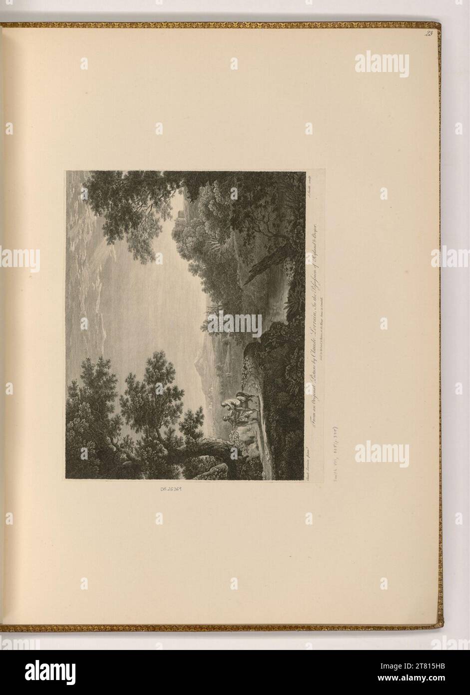 Samuel Smith (Engraver) Landscape with escape to Egypt. etching 1760 ...