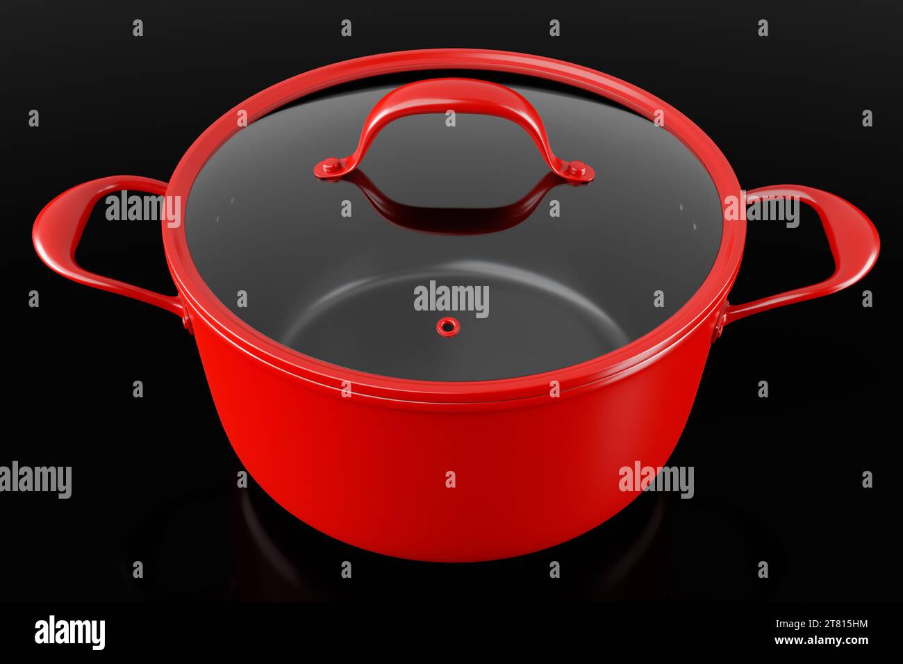 Stainless steel cooker with lid and chrome plated aluminum cookware on ...