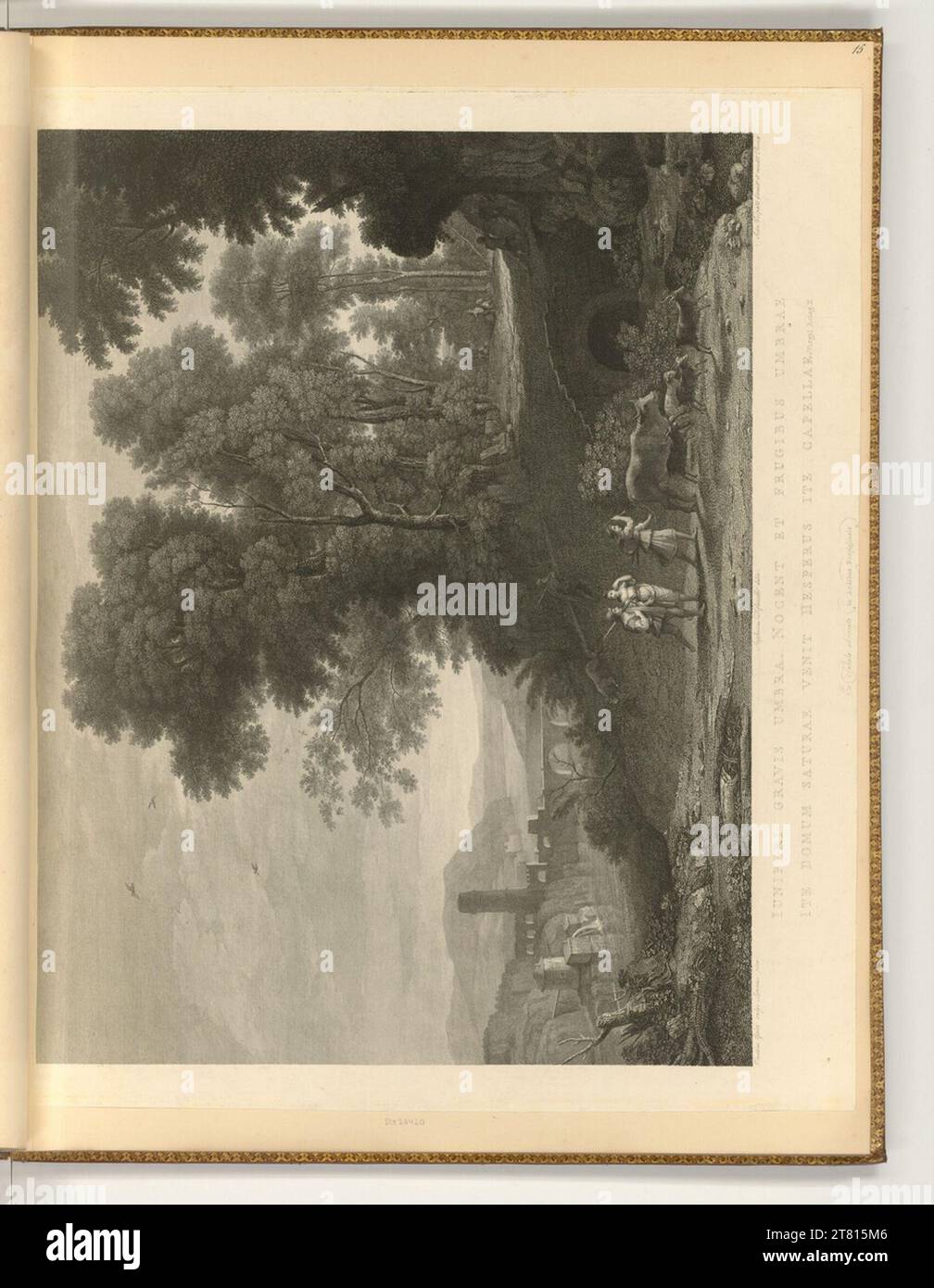 Giovanni Volpato (Engraver) Italian landscape. Etching, copper ...