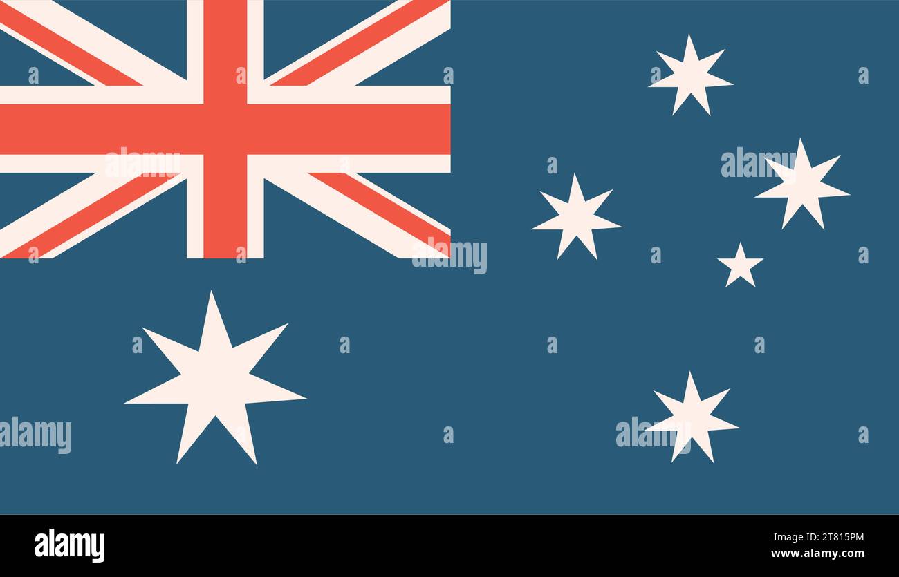 australia flag emblem Stock Vector Image & Art - Alamy