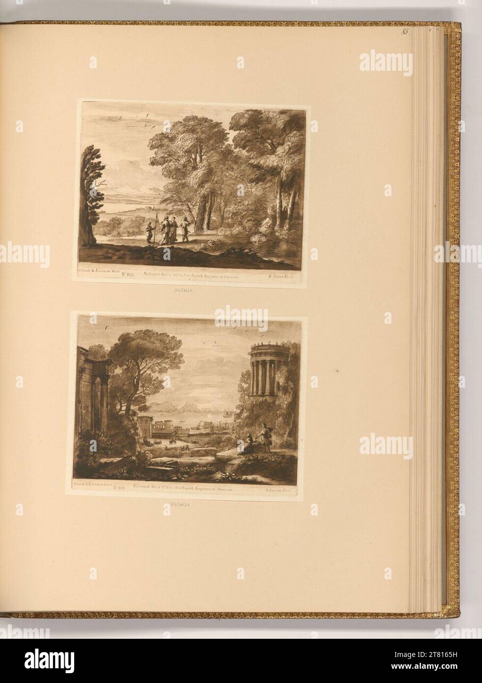 Richard Earlom (Engraver) Landscape with Kephalos and Prokris; Coastal ...