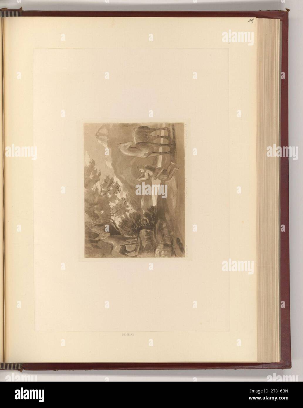 Frederick Christian Lewis (The Older) Holier Eustachius. Aquatinta ...
