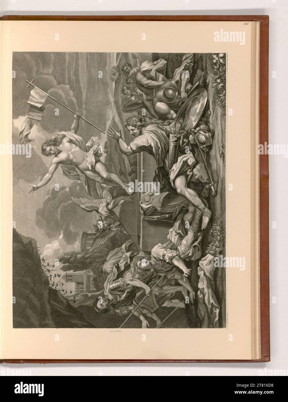 Simon Thomassin Resurrection of Christ. Copper engraving print 1674 ...