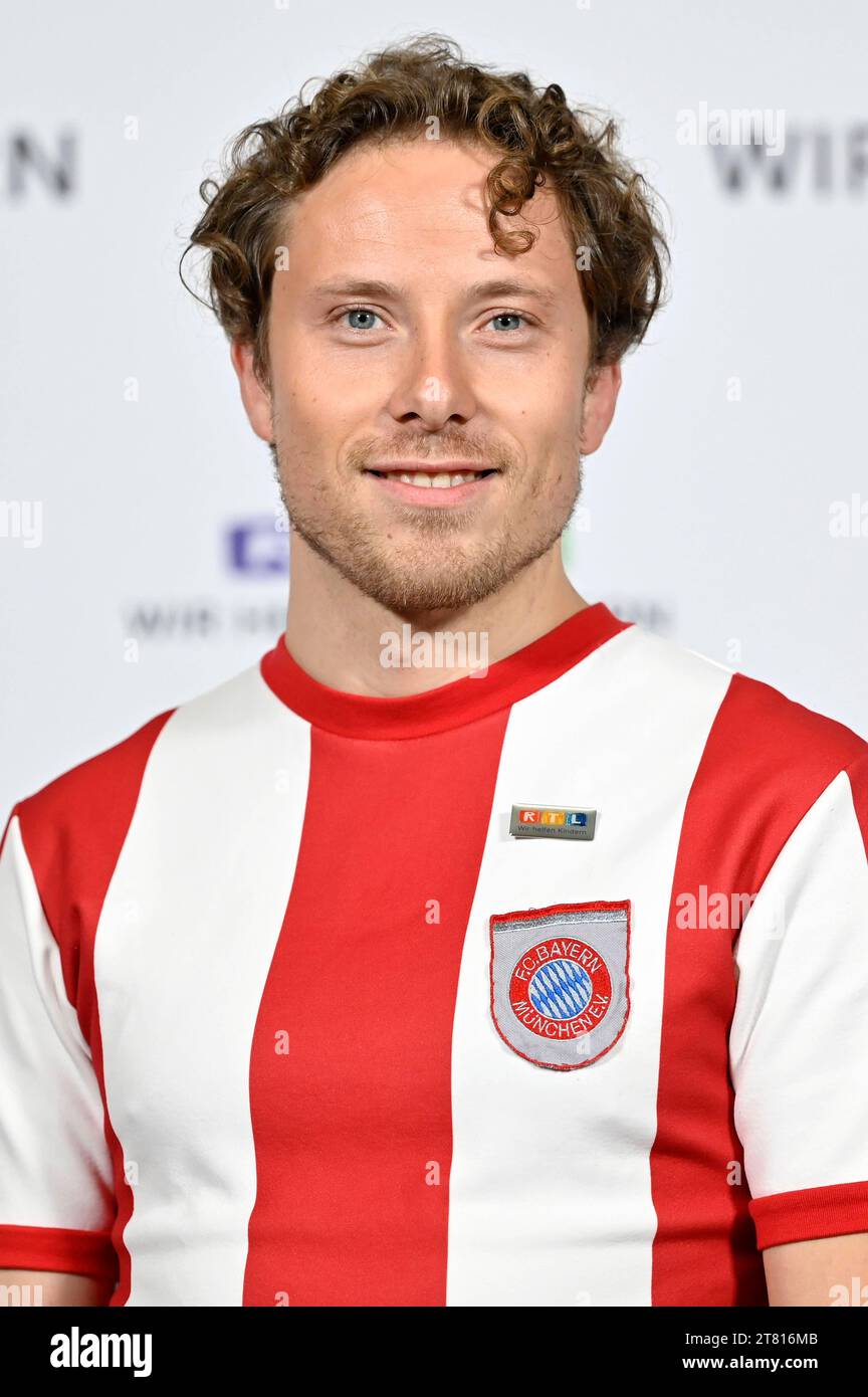 Jan-David Bürger beim 28. RTL-Spendenmarathon 2023 im Studio 8 der EMG ...