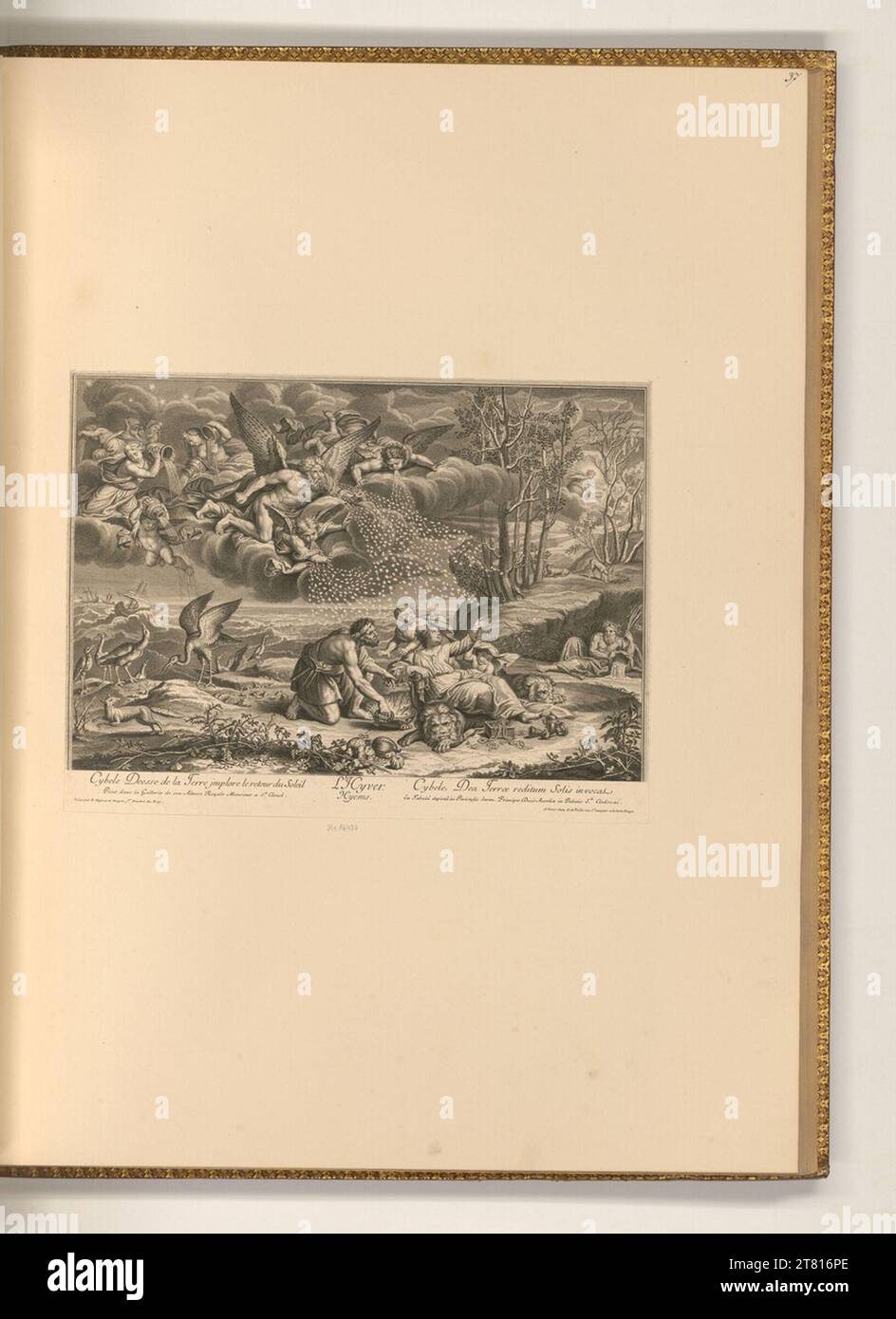 Nicolas de Poilly (Verleger in) Four Seasons. etching 1684-1696 , 1684/ ...
