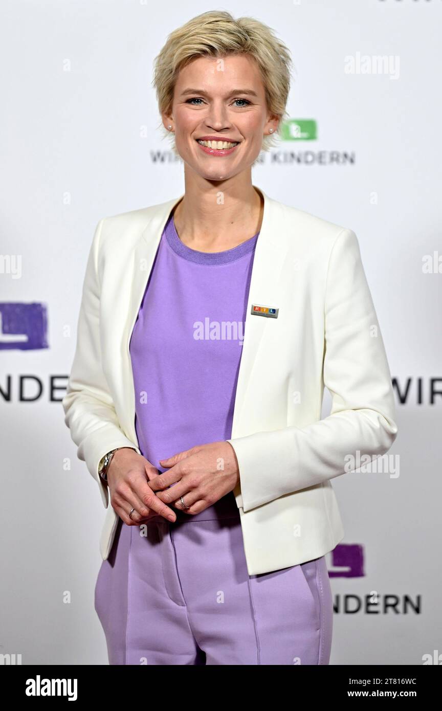 Verena Fels beim 28. RTL-Spendenmarathon 2023 im Studio 8 der EMG ...
