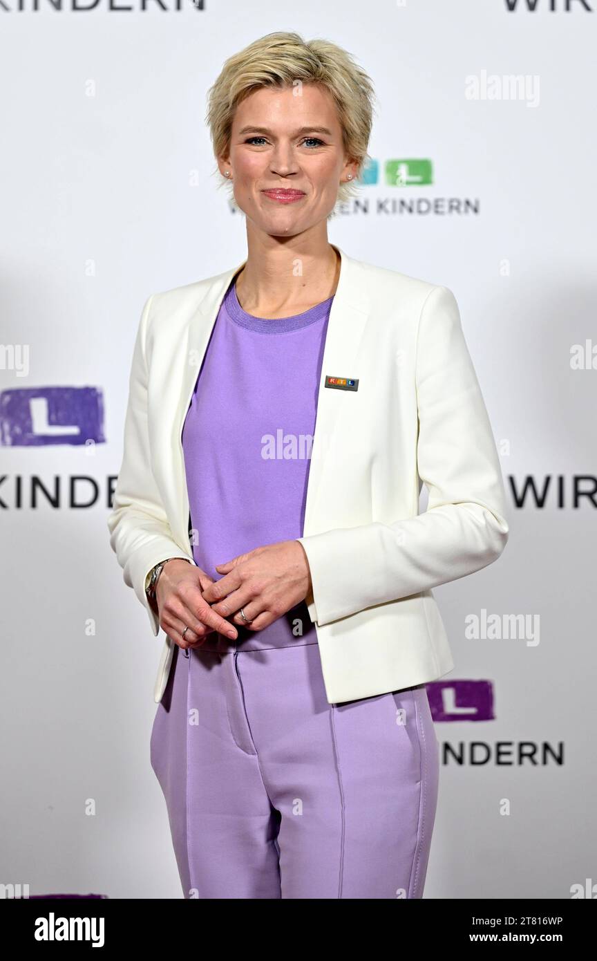Verena Fels beim 28. RTL-Spendenmarathon 2023 im Studio 8 der EMG ...