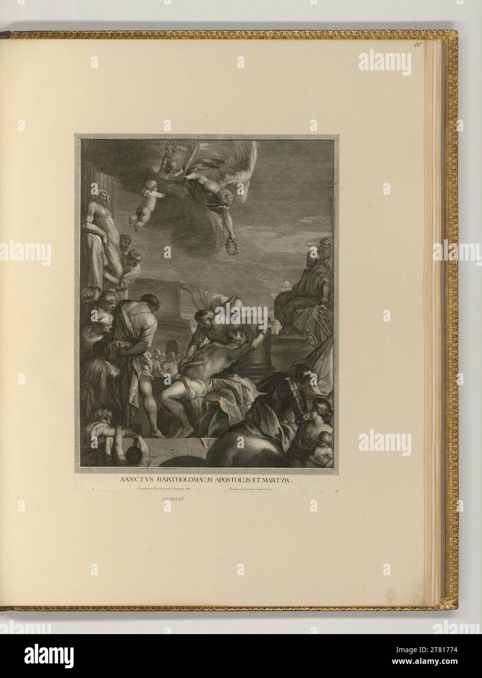 Jacob Coelemans (Engraver) Martyrdom of Bartholomew. Copper engraving ...