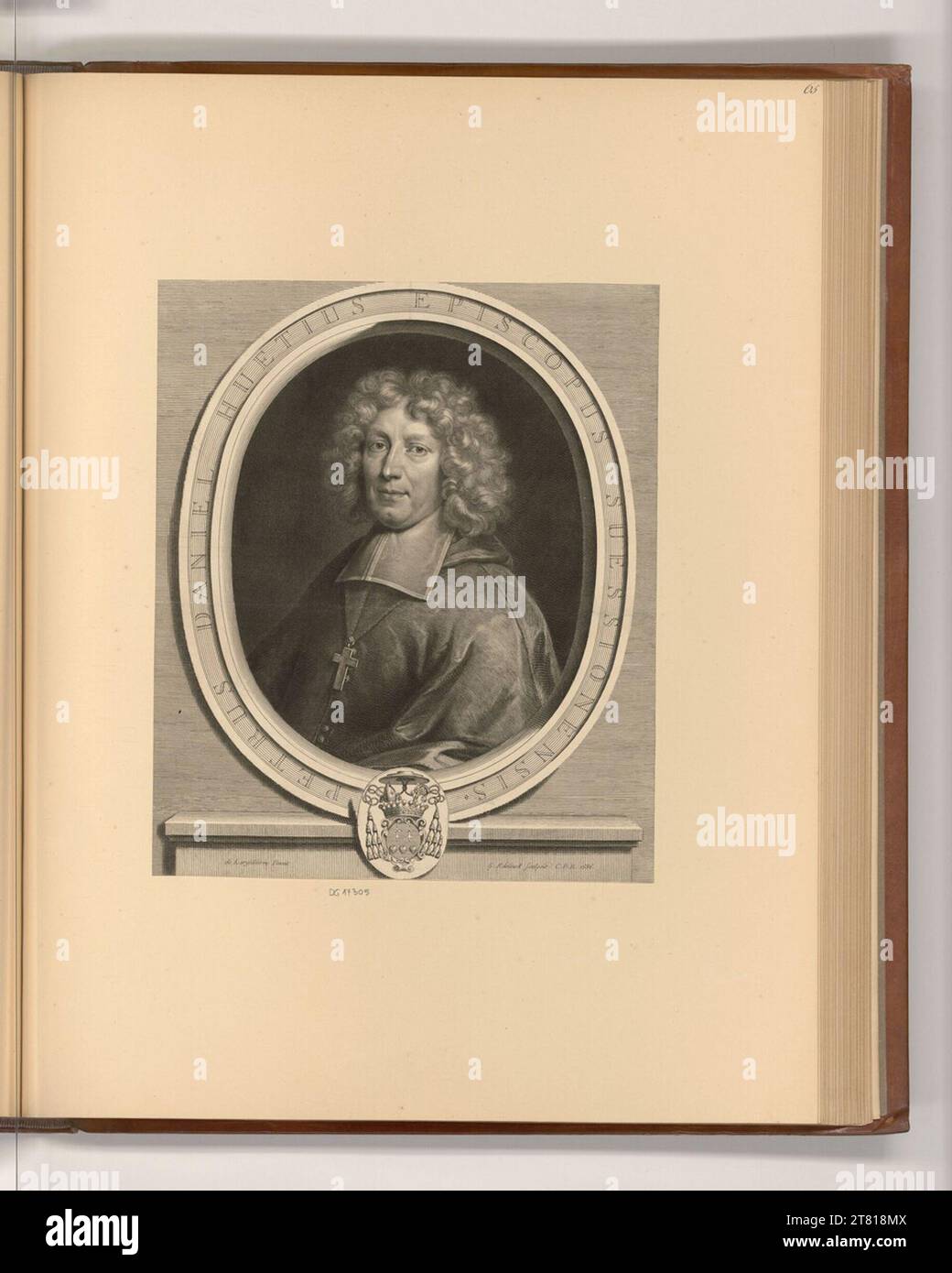 Gerard Edelinck (Engraver) Porter Pierre Daniel has. Copper engraving ...