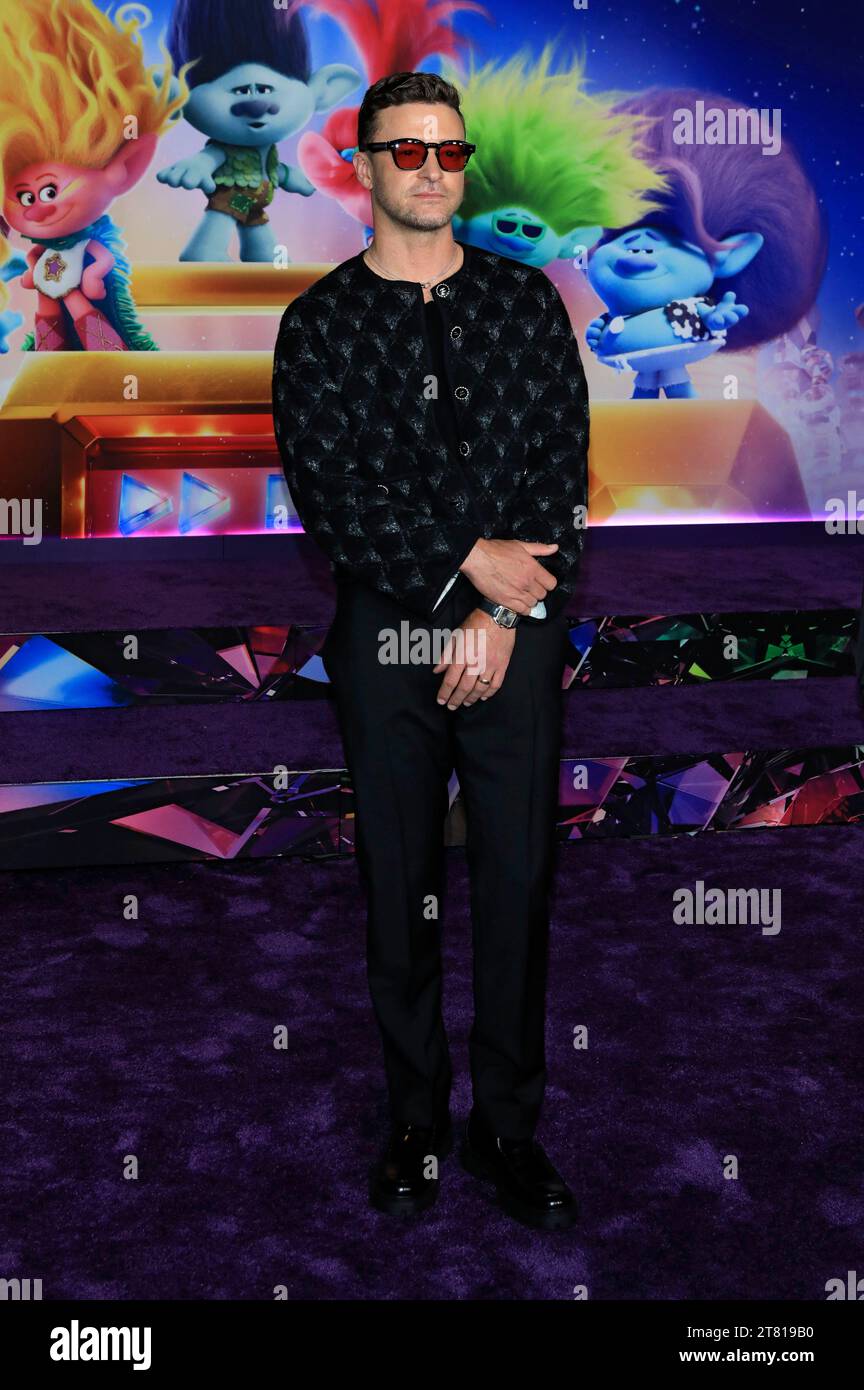 Justin Timberlake beim Special Screening des Animationsfilms 'Trolls ...