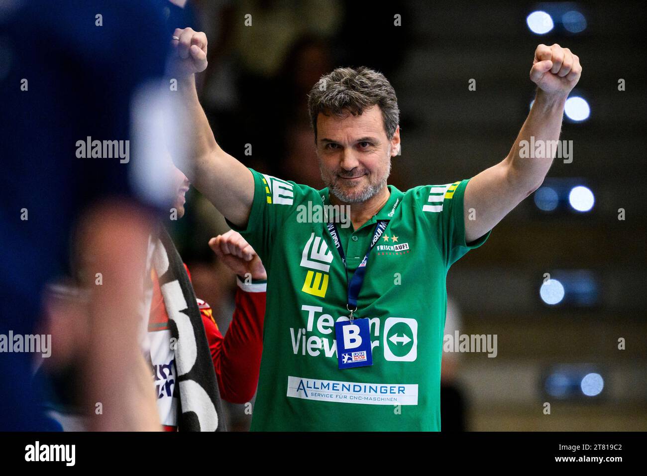 17 November 2023, Baden-Württemberg, Göppingen: Handball: Bundesliga ...