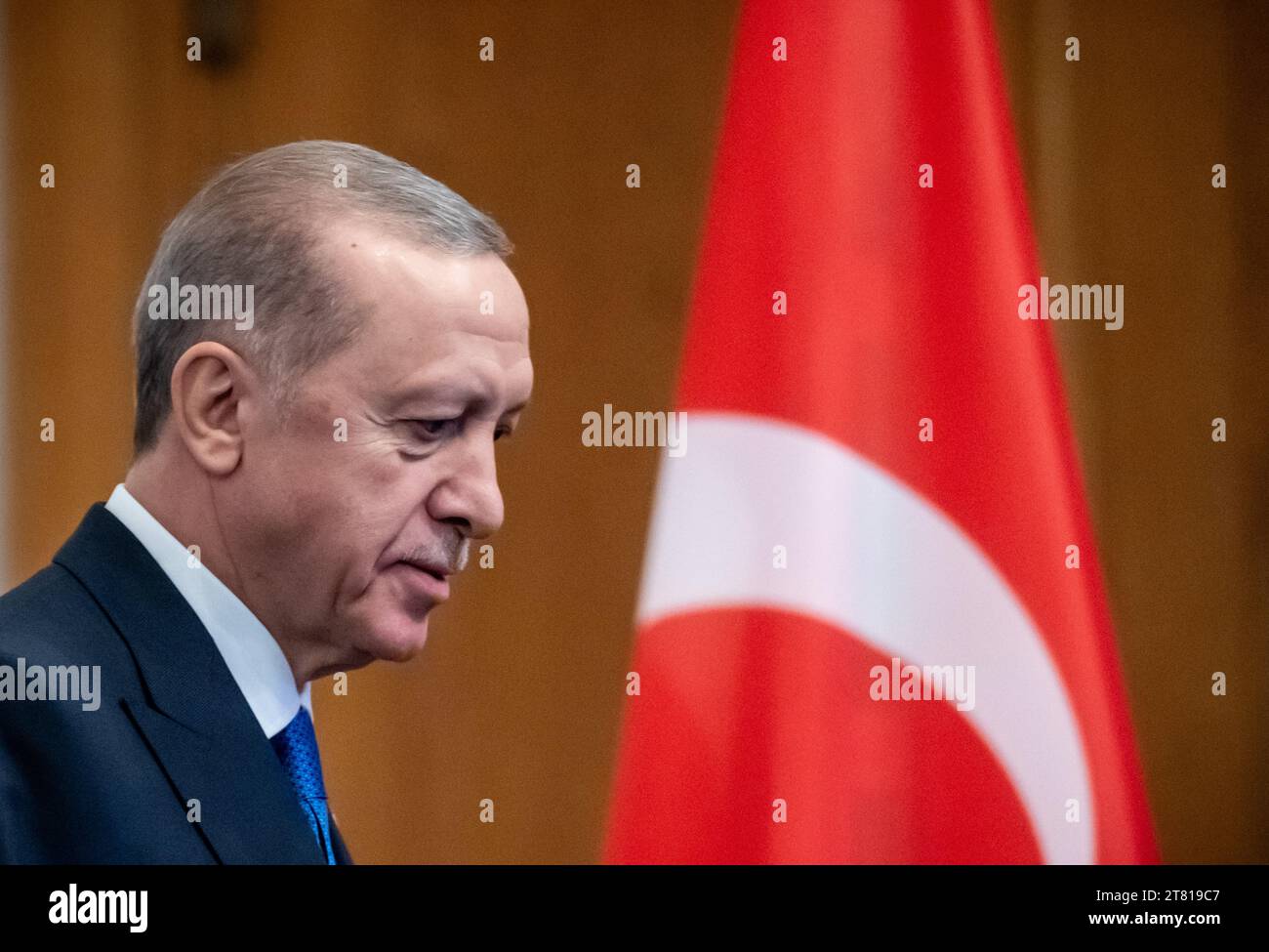 Berlin, Germany. 17th Nov, 2023. Recep Tayyip Erdogan, President of ...