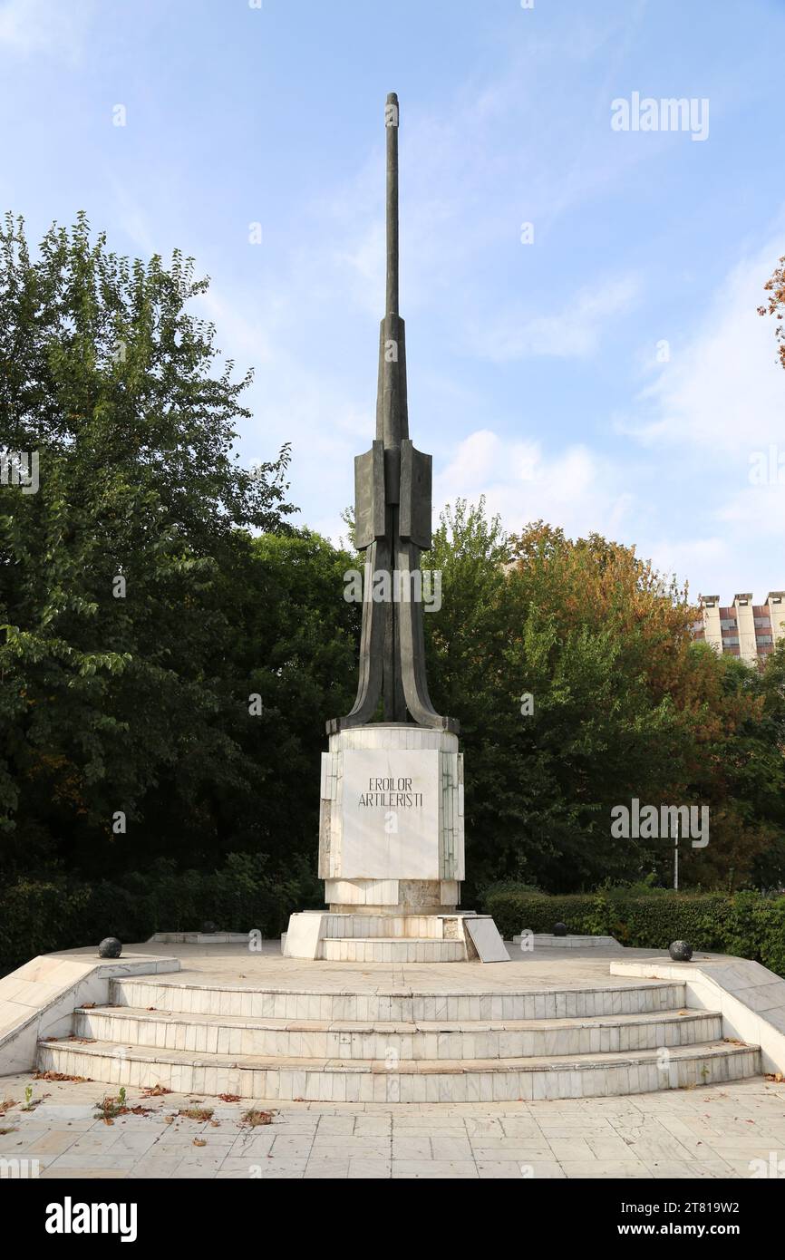 Artillery Heroes Monument, Bulevardul Eroilor, Cotroceni, Historic ...