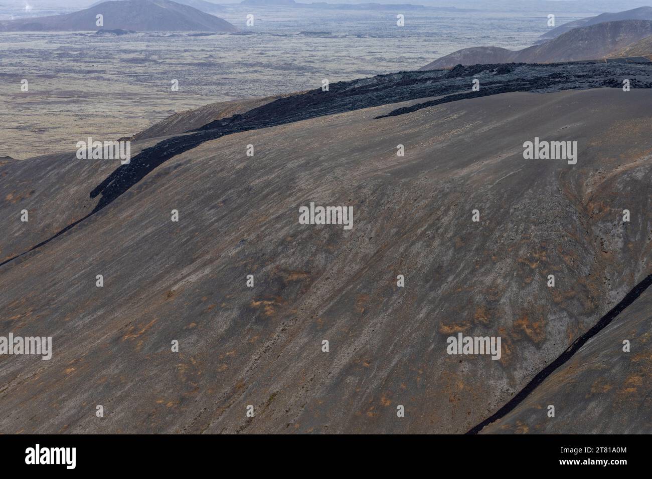 Fagradalsfjall volcano lava filed in southwest Iceland Reykjanes ...