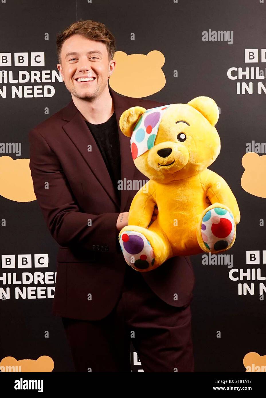 Roman Kemp at the BBC Children In Need telethon at BBC Studios in ...