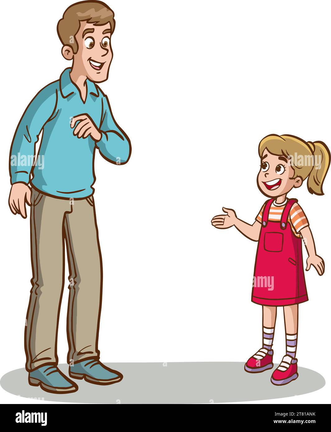 children and man standing talking.father and children talking vector ... children and man standing talking.father and children talking vector ...