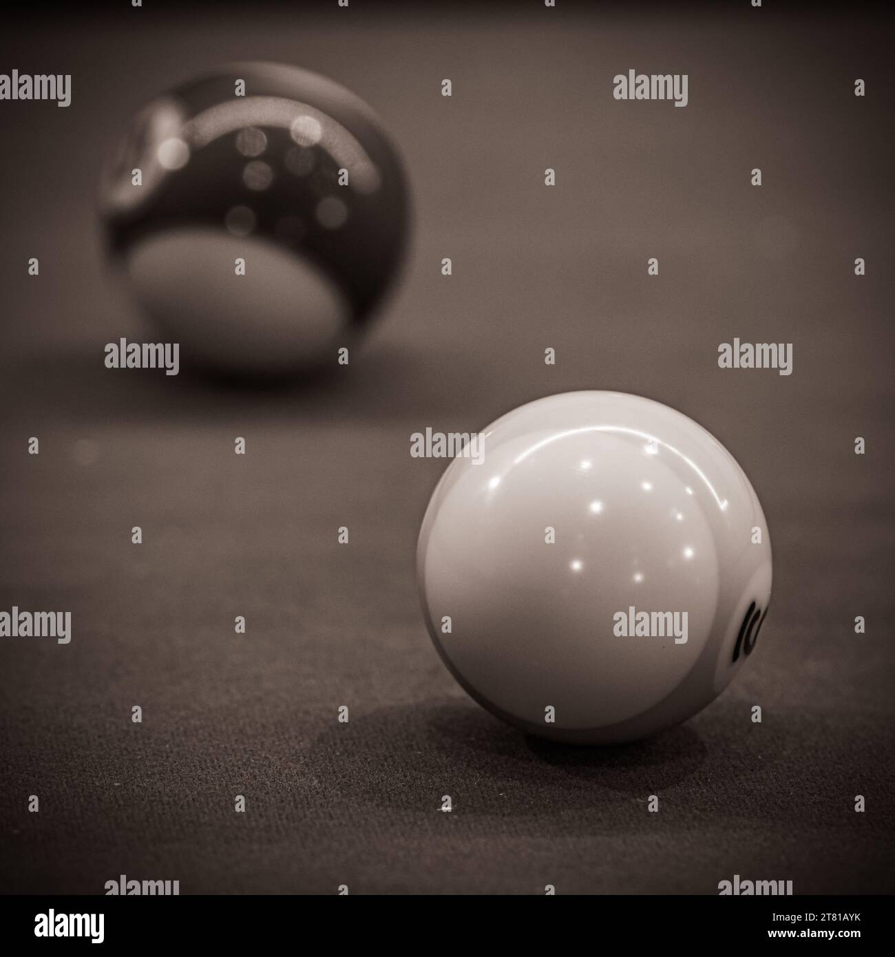 Striking composition of a billiard table, showcasing the allure and ...