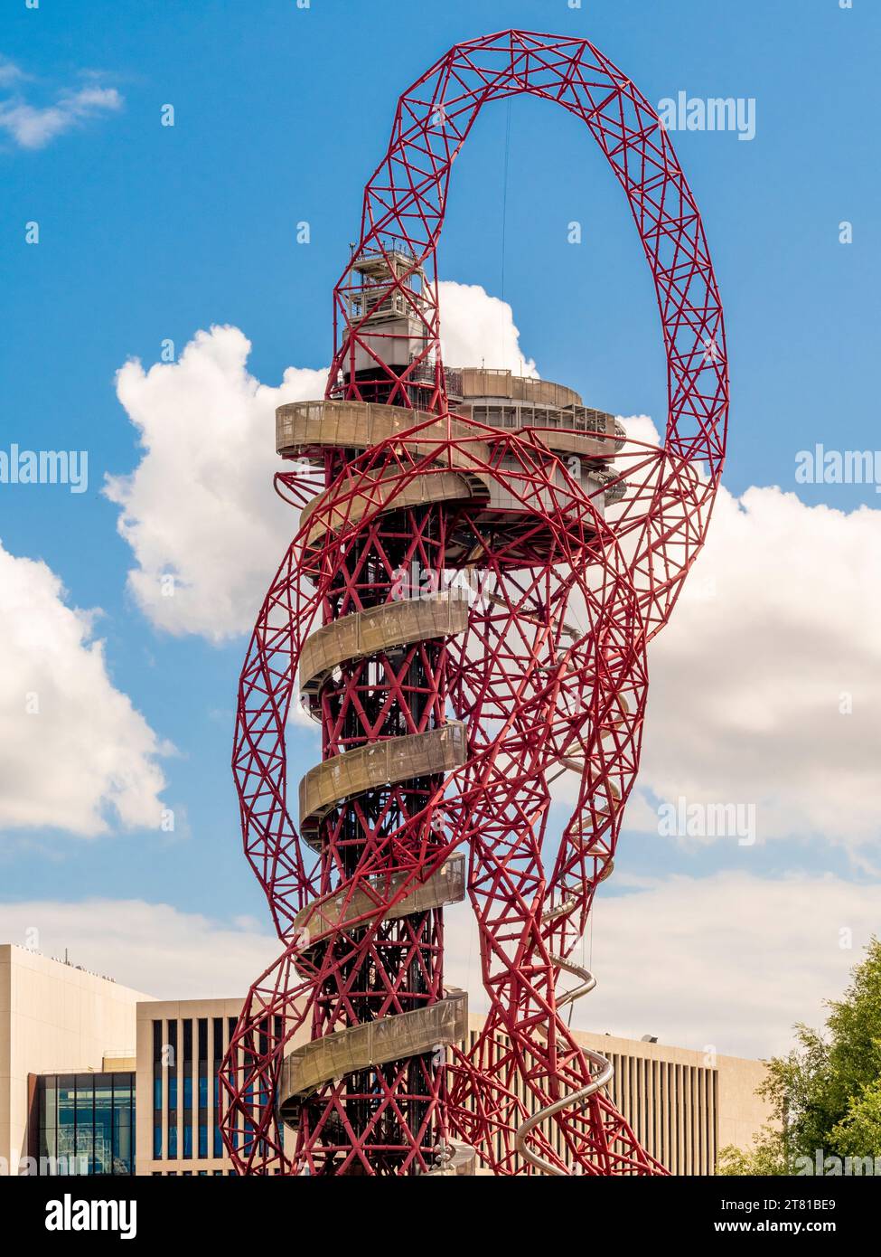 The ArcelorMittal Orbit sculpture, designed by Anish Kapoor and Cecil ...