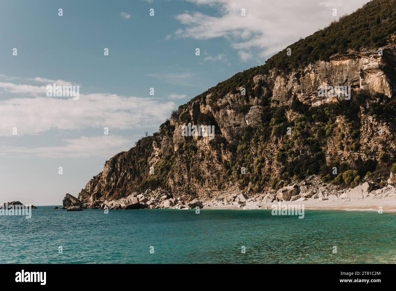 mazing view of the Adriatic sea and mountains near Petrovac, Montenegro ...