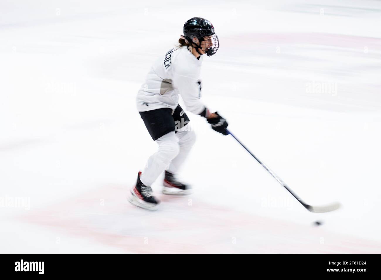 Ottawa forward Malia Schneider skates during Professional Women's ...