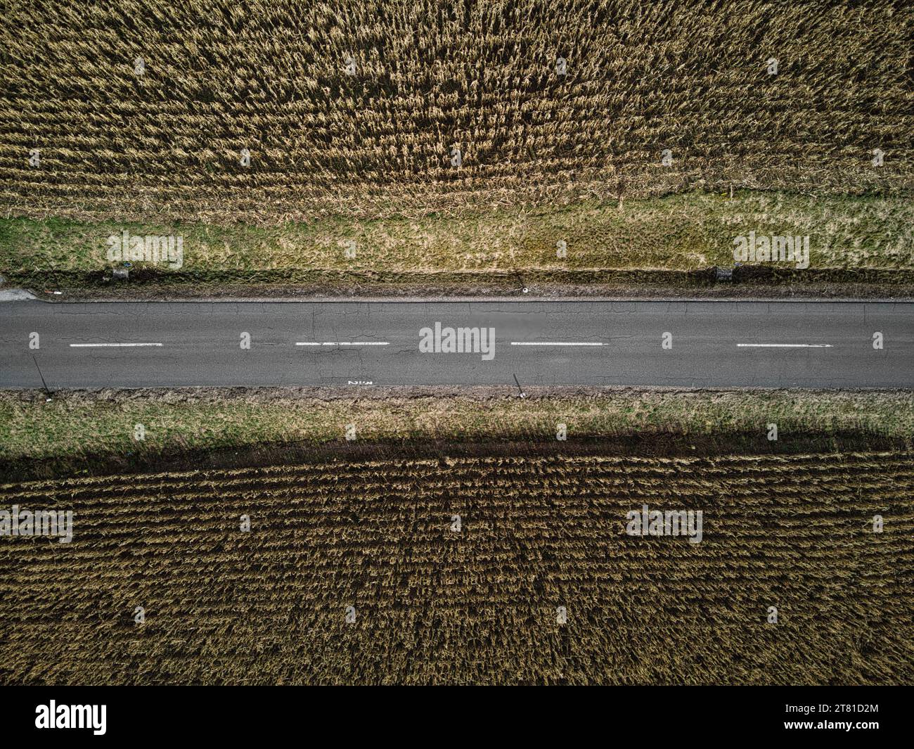 Captured from a bird's-eye perspective, this drone photograph showcases ...