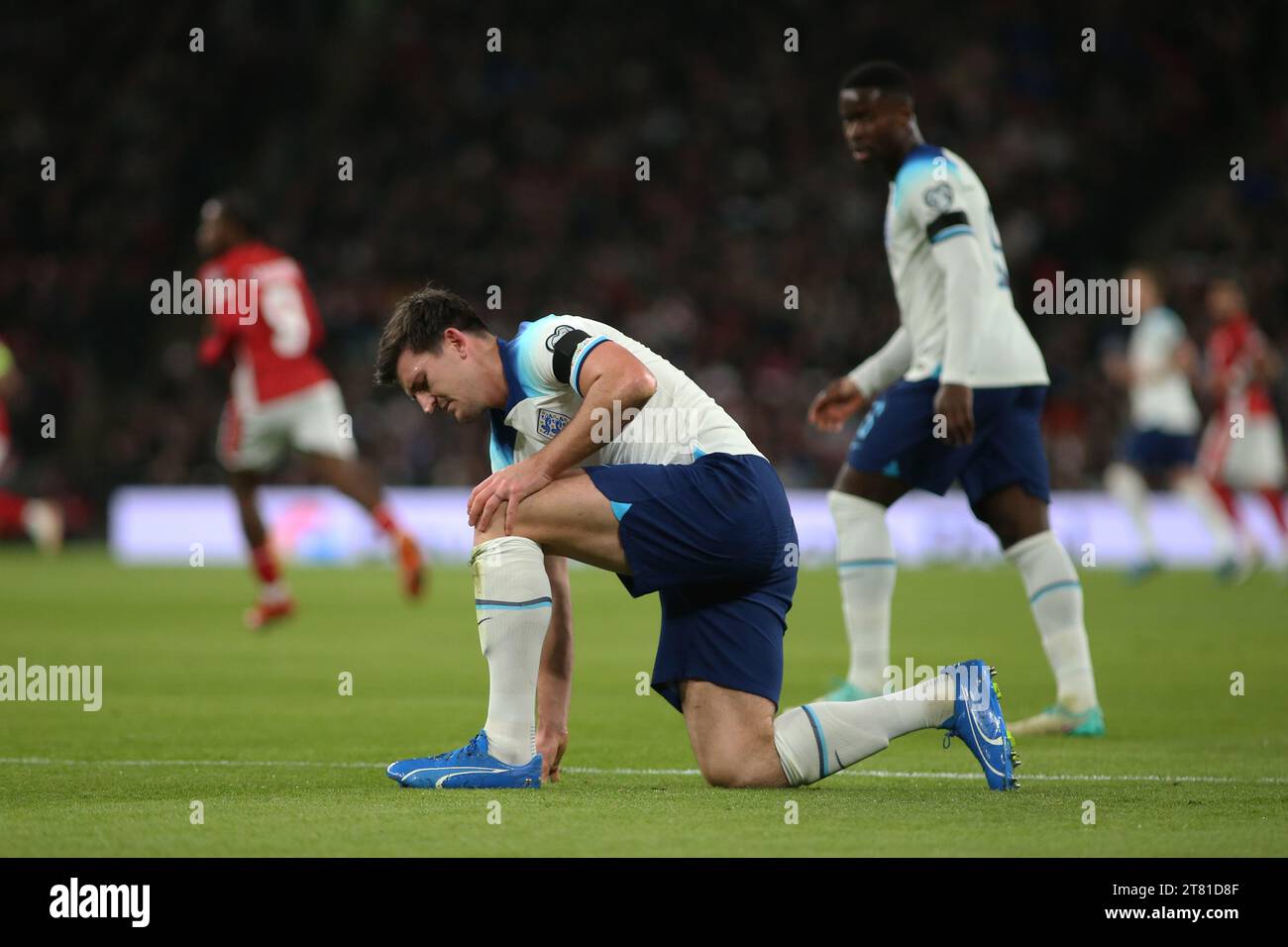 London, UK. 17th Nov, 2023. London, November 17th 2023: Harry Maguire ...