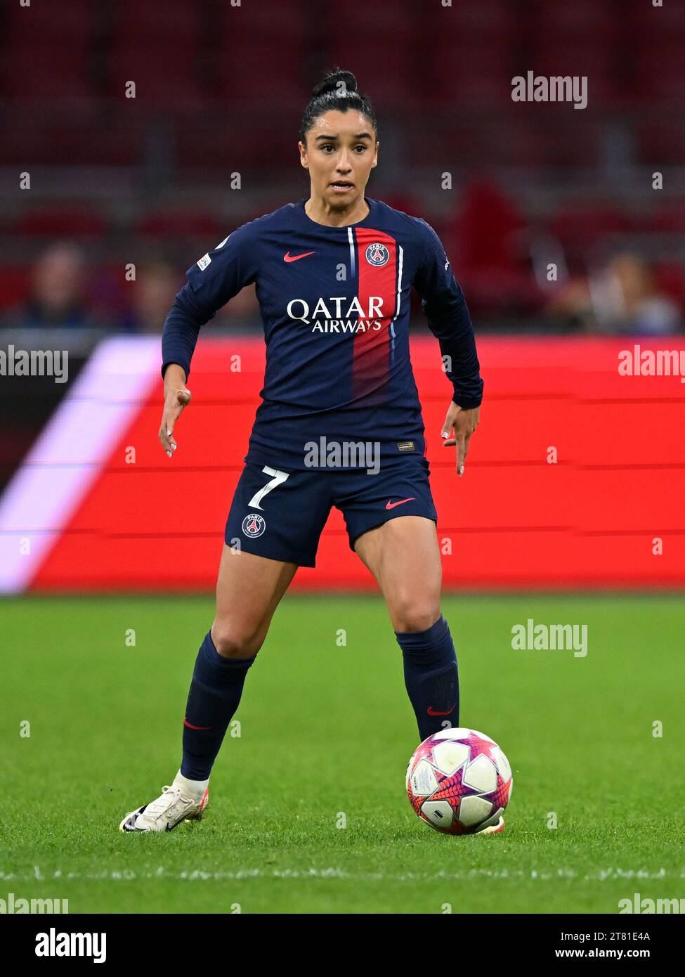 AMSTERDAM - Sakina Karchaoui of Paris Saint-Germain during the UEFA ...