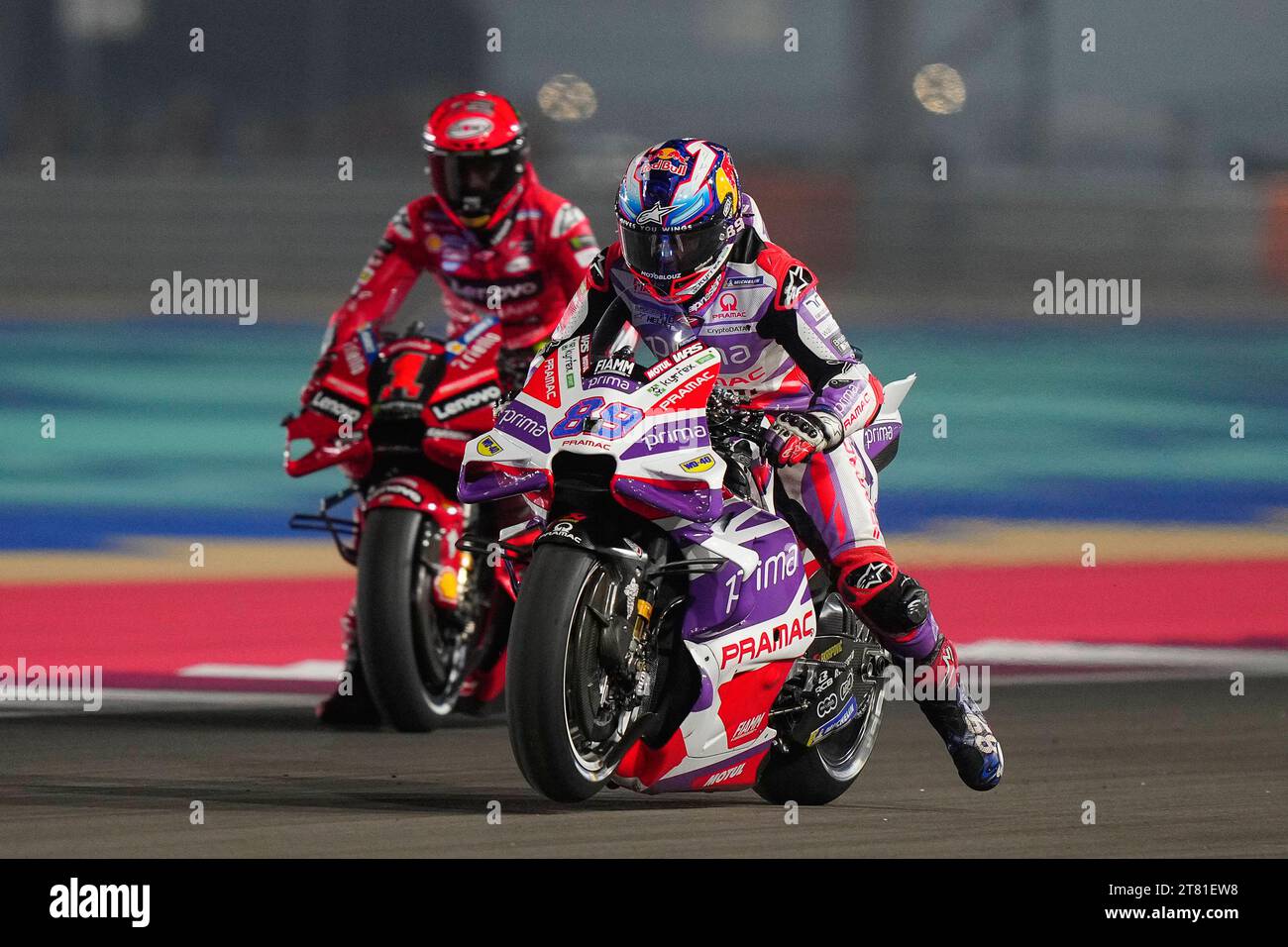 Doha, Qatar. 17th Nov, 2023. Free practice before the Qatar Grand Prix ...