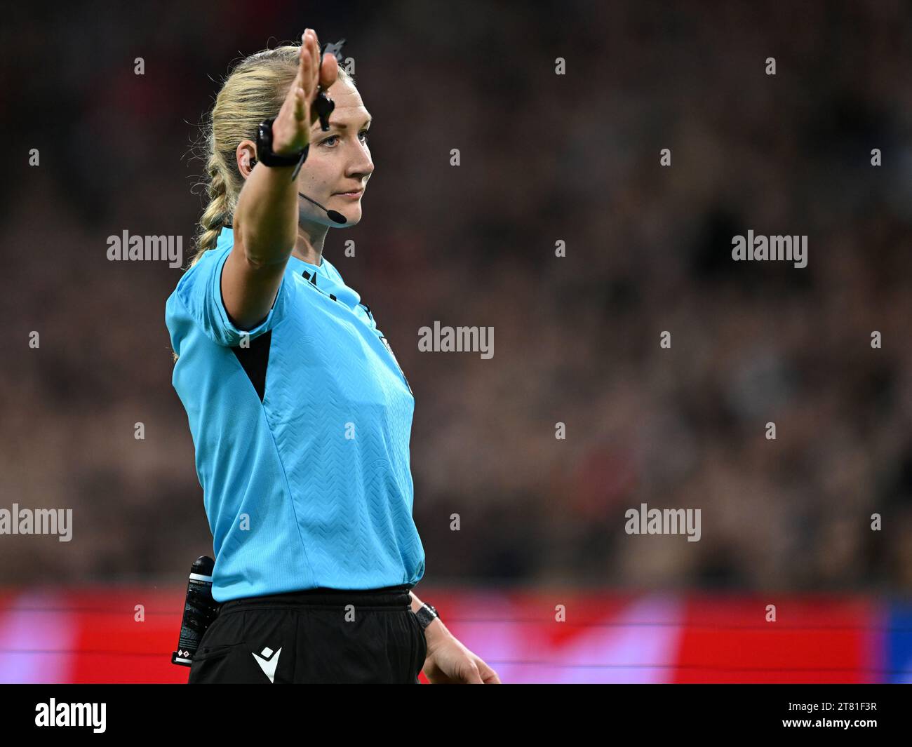 AMSTERDAM - Referee Tess Olofsson during the UEFA Women's Champions ...