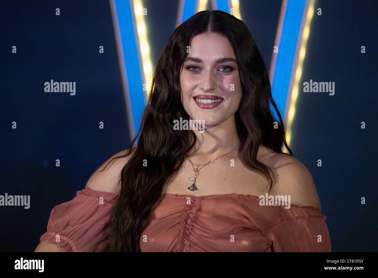 Rome, Italy, November 17, 2023 - Gaia attends the red carpet for the ...