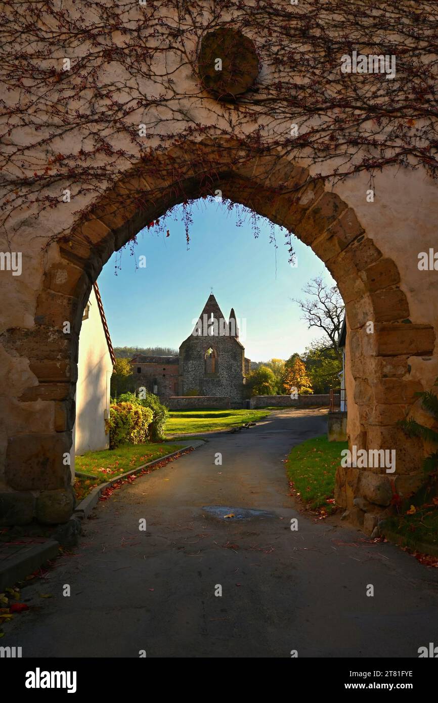 Beautiful old Rosa coeli monastery - Dolní Kounice - Czech Republic ...