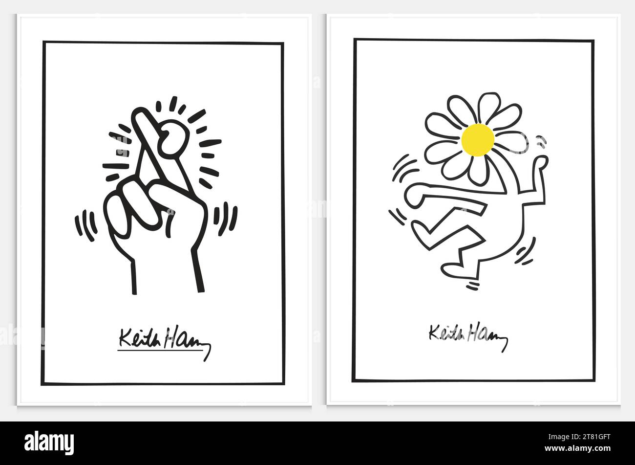Keith haring Stock Vector Images - Alamy