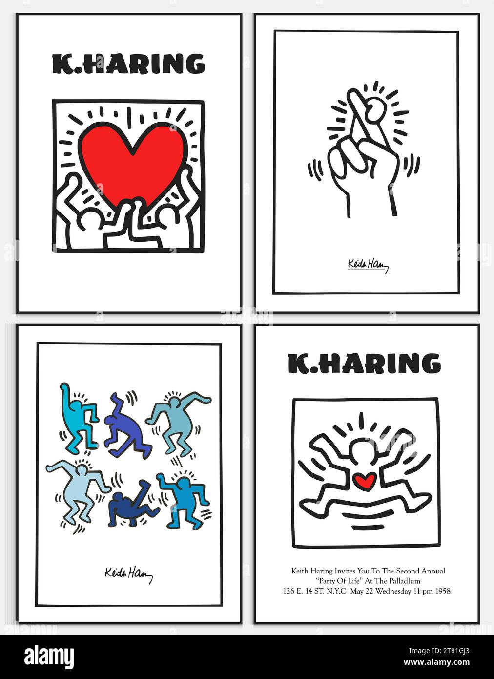 Keith haring Stock Vector Images - Alamy