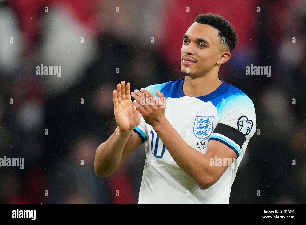 England's Trent Alexander-Arnold applauds fans at the end of the Euro ...