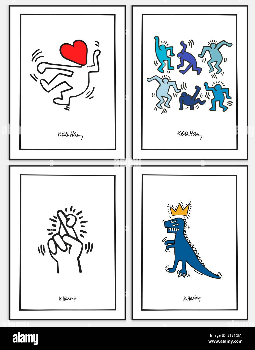 Keith haring poster hi-res stock photography and images - Alamy