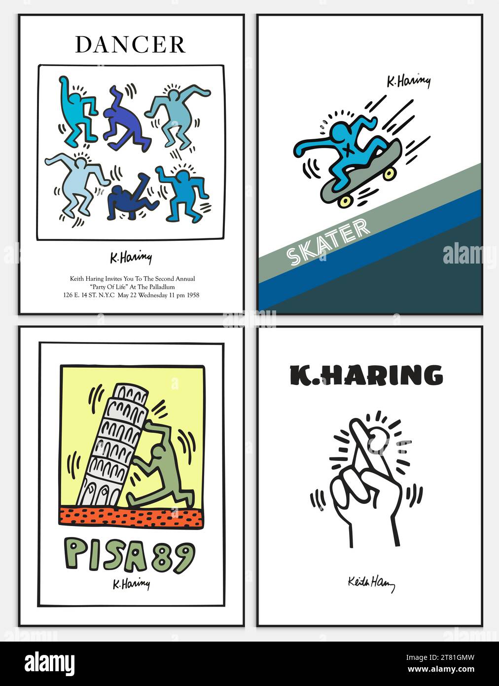 Keith haring Stock Vector Images - Alamy