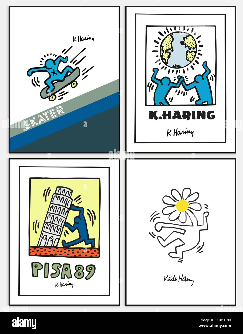 Keith haring Stock Vector Images - Alamy