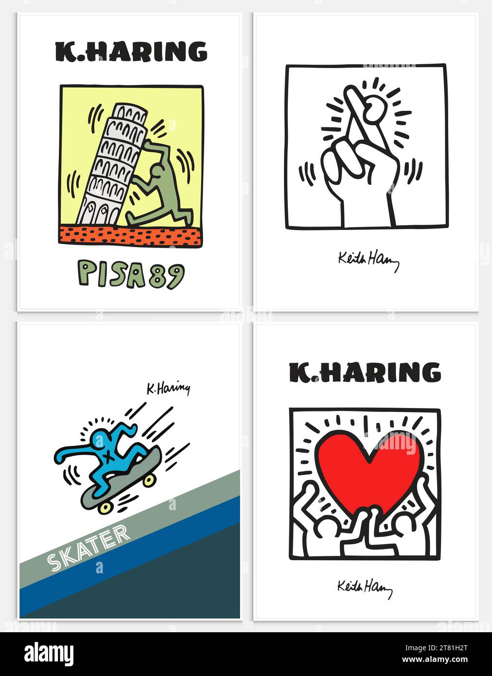 Keith haring Stock Vector Images - Alamy